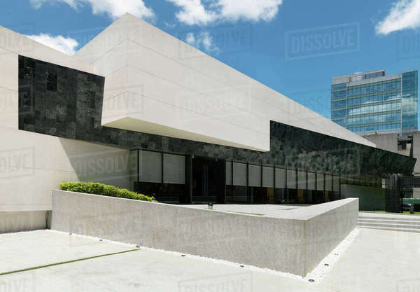 Front exterior modern building - Royalty-free Stock Photo | Dissolve