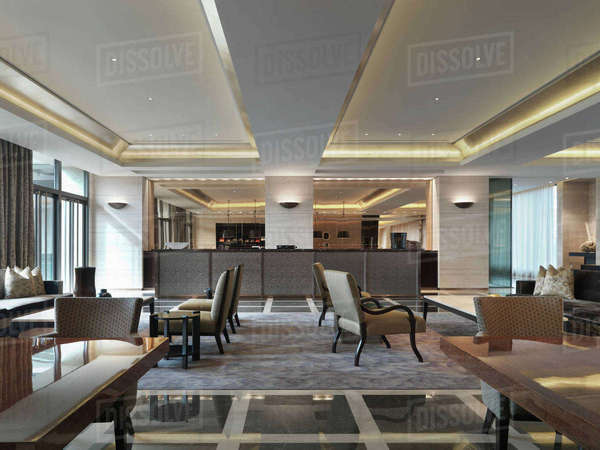 Large sitting area - Royalty-free Stock Photo | Dissolve