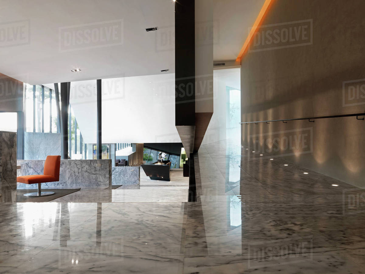 Detail large marble sloped walkway - Royalty-free Stock Photo | Dissolve