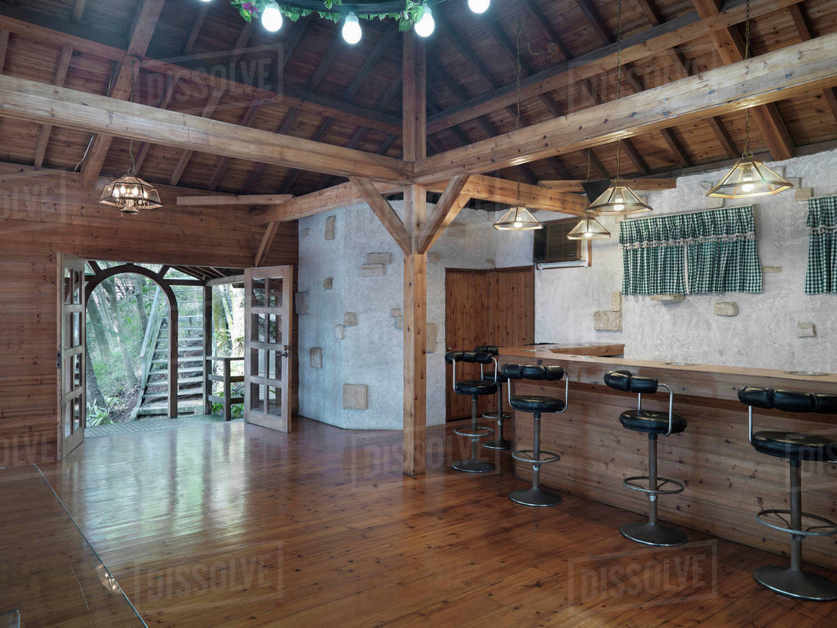 Interior cabin style bar - Stock Photo - Dissolve