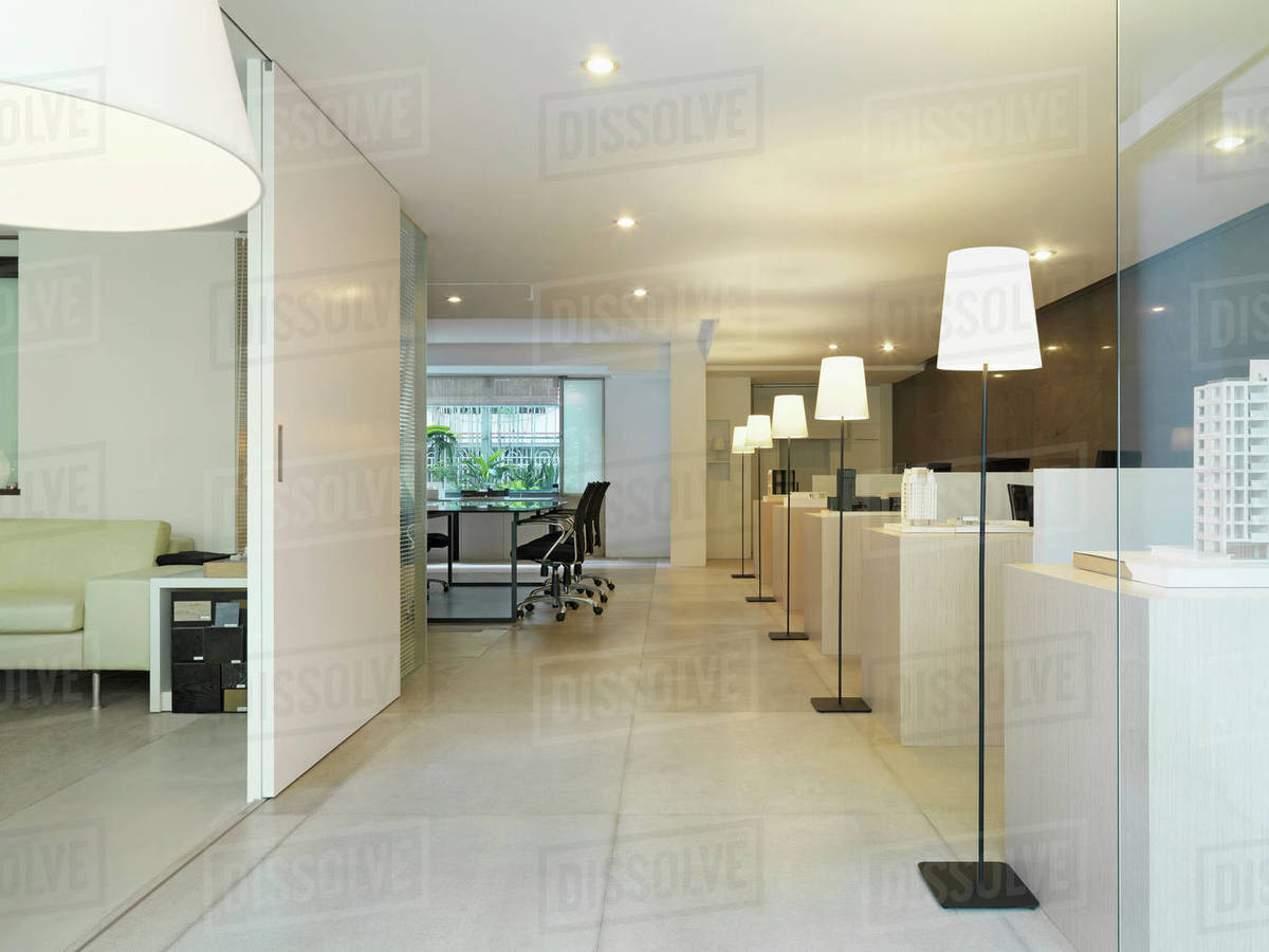 Interior of modern office space - Royalty-free Stock Photo | Dissolve