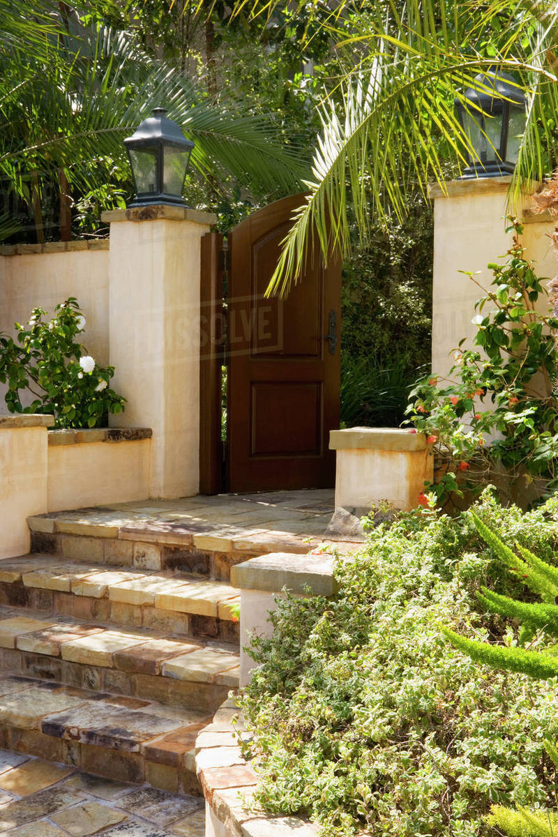 Spanish Garden Gate Wrought Iron Gates Custom Single Gate Panel With