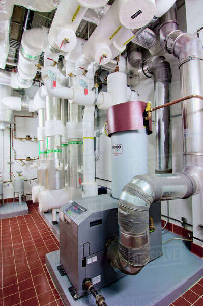 Chiller system at science classroom of university - Royalty-free Stock ...