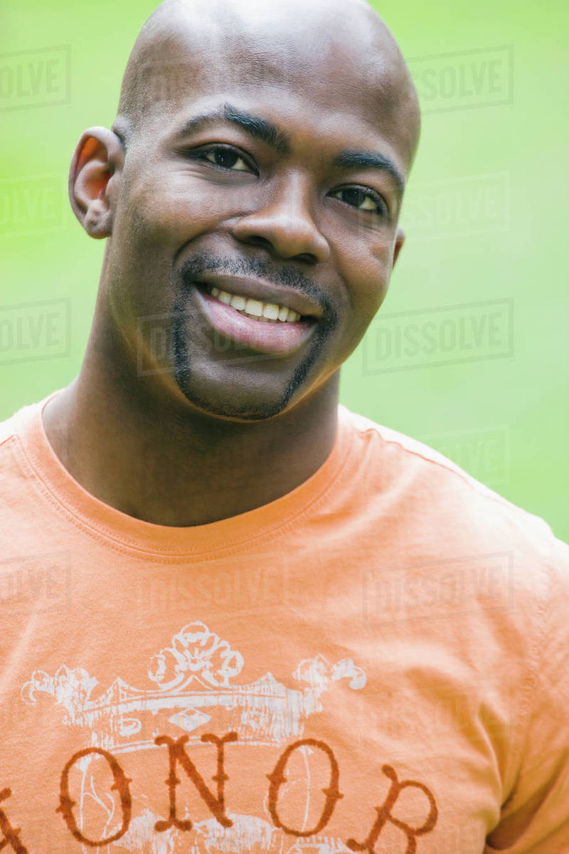 African man smiling - Royalty-free Stock Photo | Dissolve