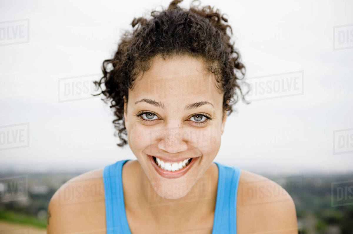 Smiling woman - Royalty-free Stock Photo | Dissolve