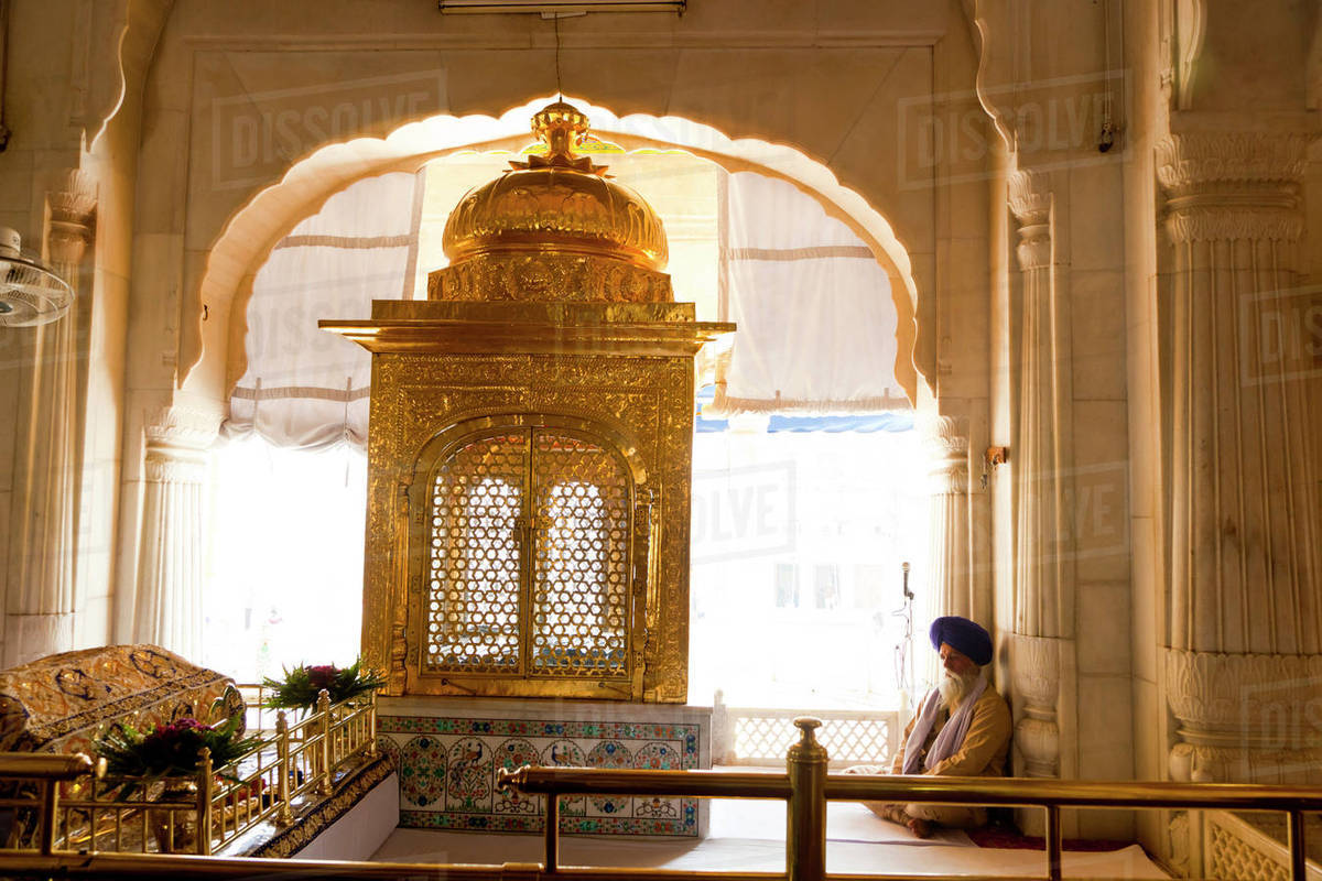 Shrine inside Golden Temple - Stock Photo - Dissolve