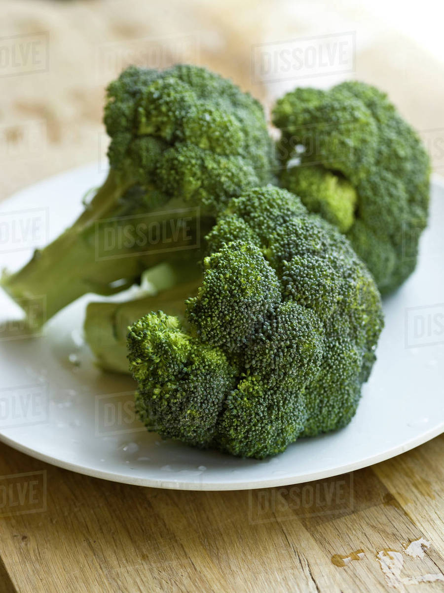 Close up of broccoli florets - Royalty-free Stock Photo | Dissolve