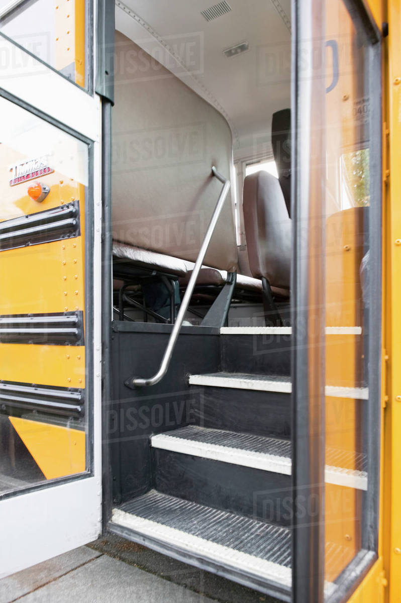 Open Bus Doors - Royalty-free Stock Photo | Dissolve