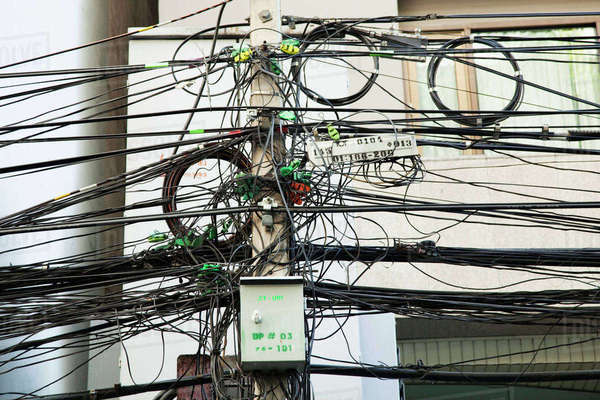 Utility Wires - Royalty-free Stock Photo | Dissolve