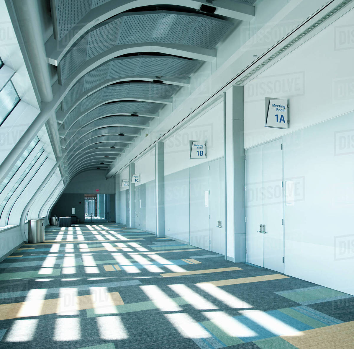 Corridor in Conference Center - Royalty-free Stock Photo | Dissolve