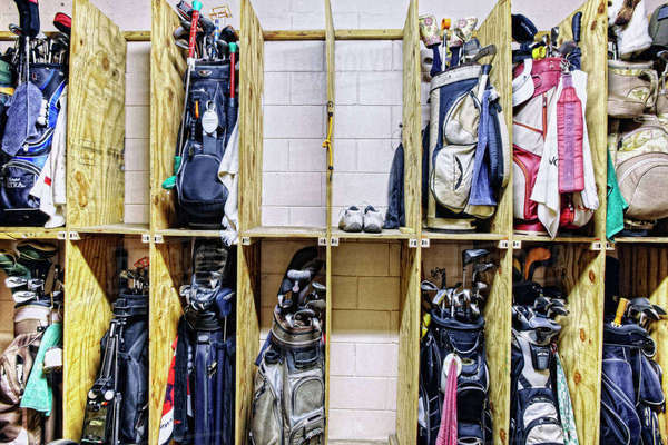 Storage Room for Golf Clubs - Royalty-free Stock Photo | Dissolve