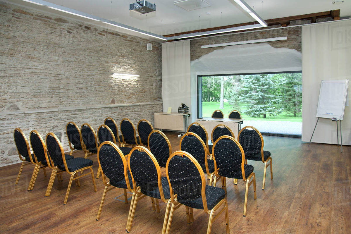 Conference Room With a Window View - Stock Photo - Dissolve