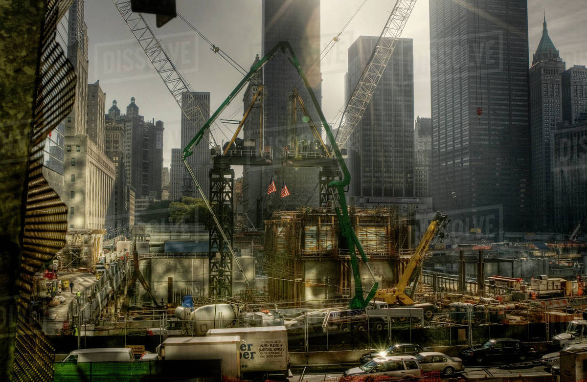 Rebuilding From Ground Zero in New York City - Royalty-free Stock Photo ...