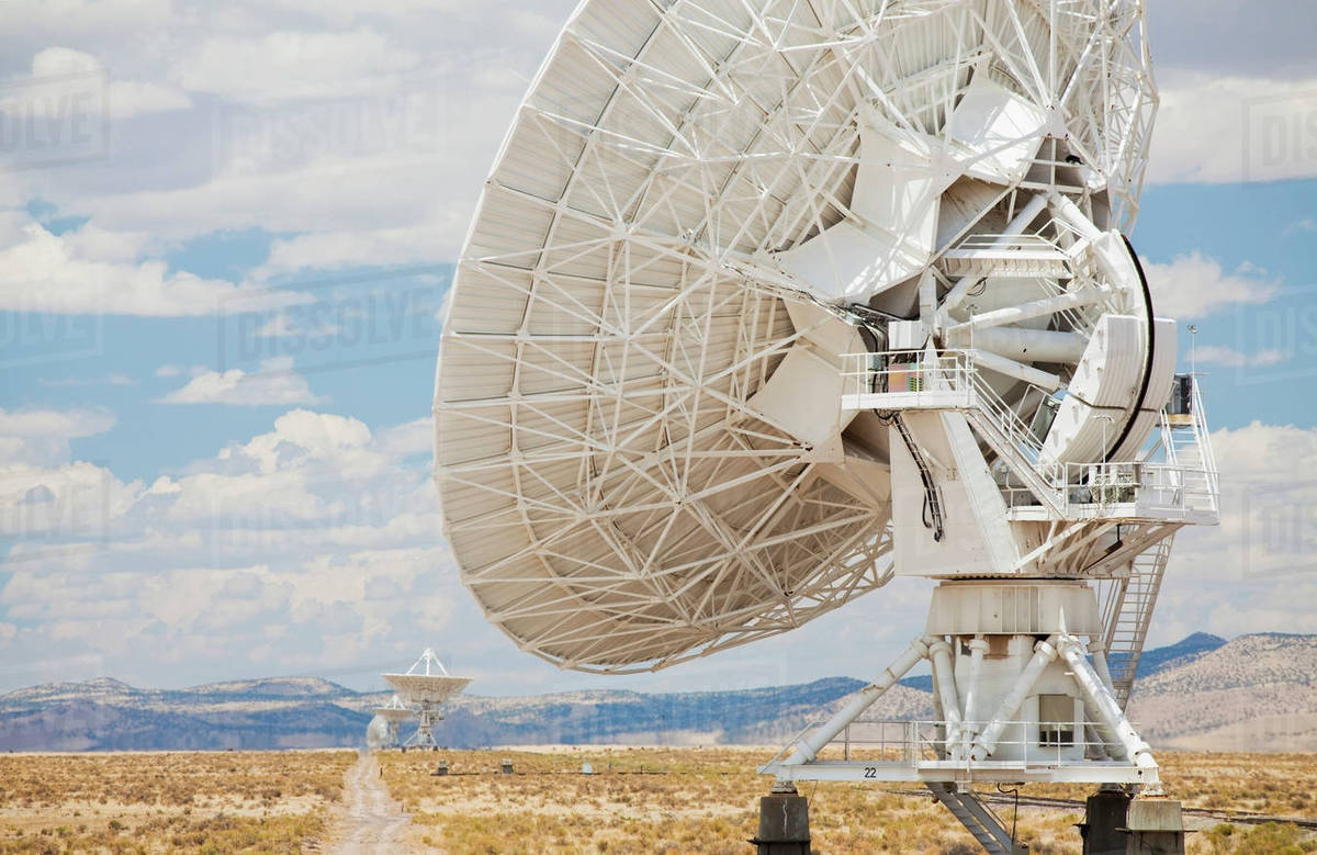 Very Large Array Antenna - Stock Photo - Dissolve
