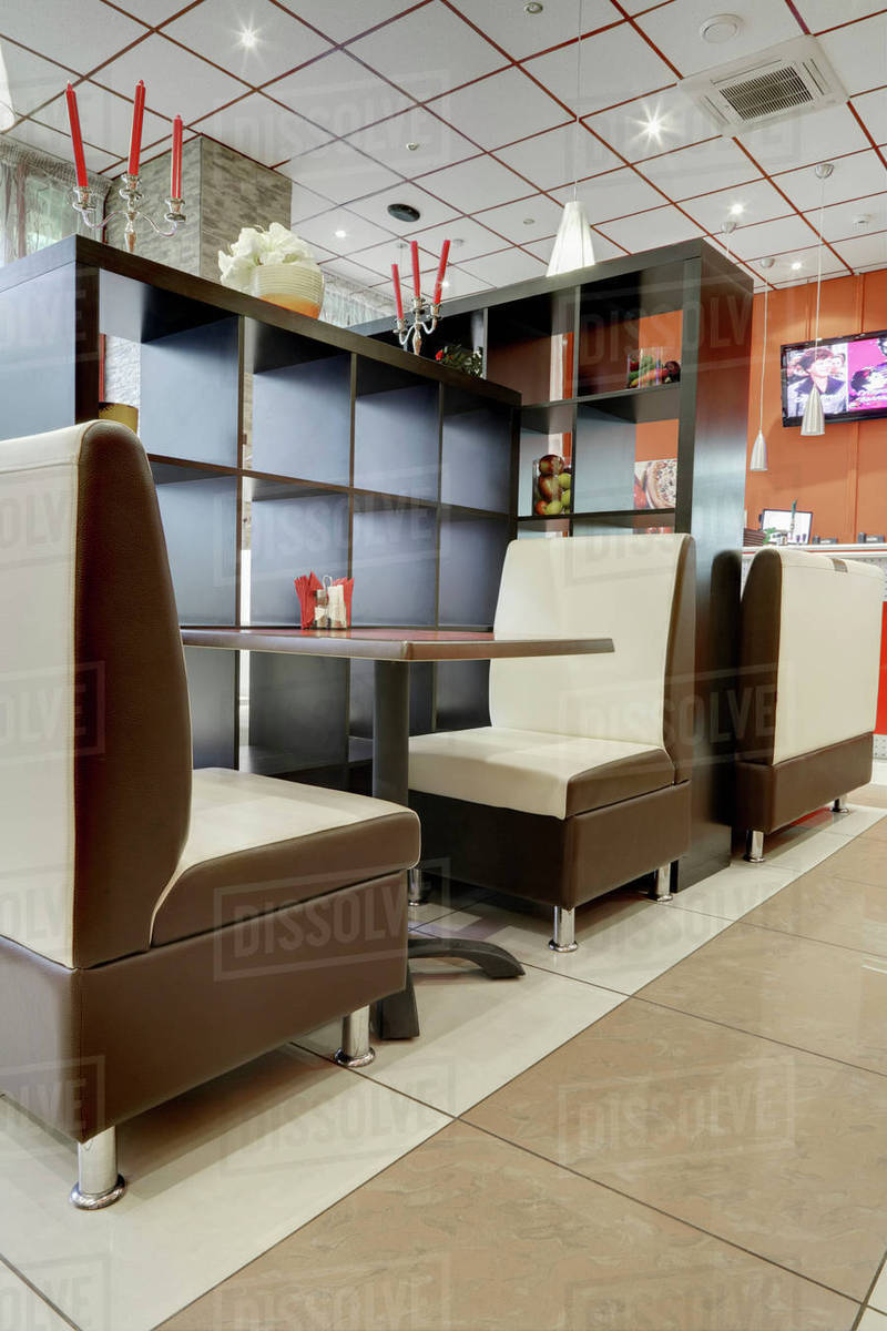 Modern Cafe Dining Room - Royalty-free Stock Photo | Dissolve