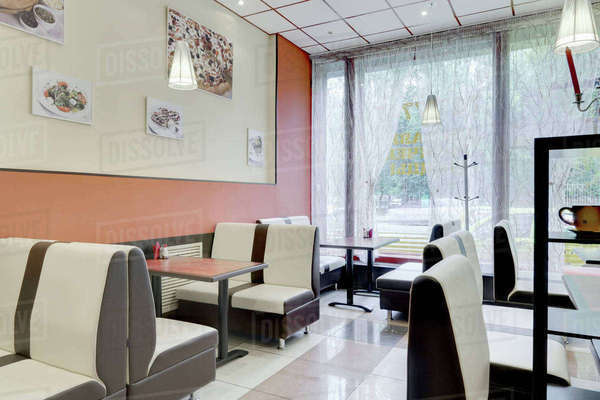 Empty restaurant - Royalty-free Stock Photo | Dissolve