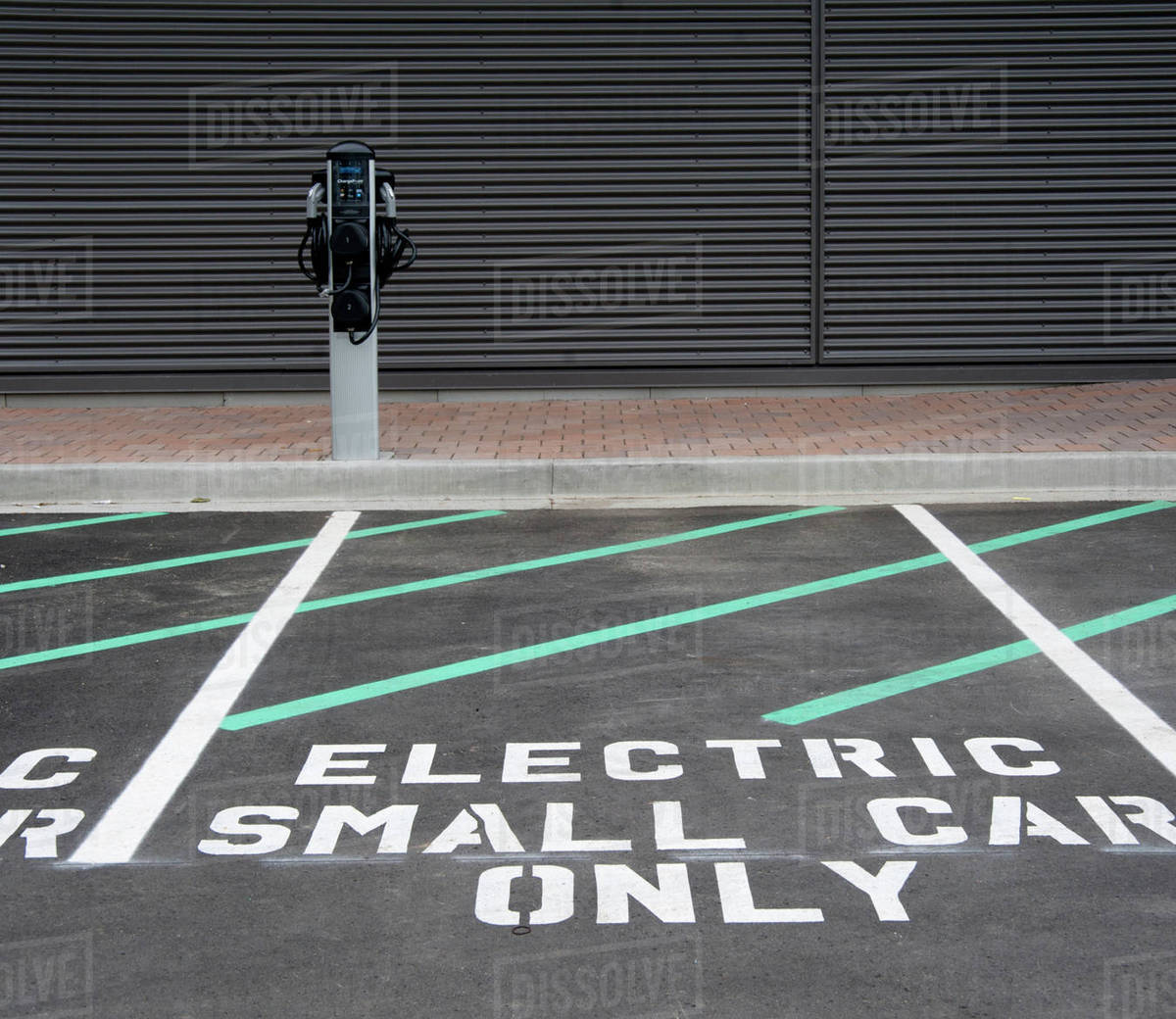 Parking and plug in recharging station - Royalty-free Stock Photo ...