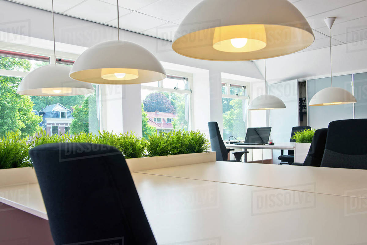 Modern workstation area in office - Royalty-free Stock Photo | Dissolve