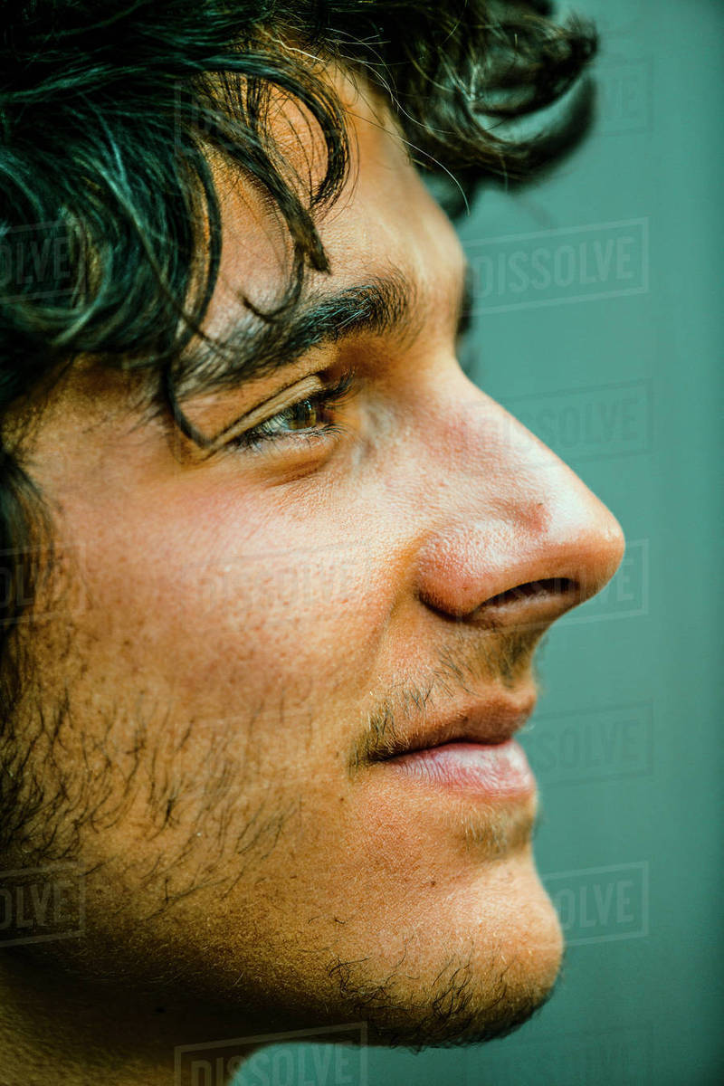 Profile of Hispanic man - Royalty-free Stock Photo | Dissolve