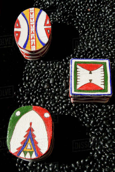 Traditional handmade coasters - Royalty-free Stock Photo | Dissolve