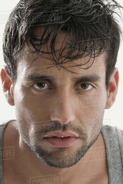 Serious Hispanic man - Royalty-free Stock Photo | Dissolve