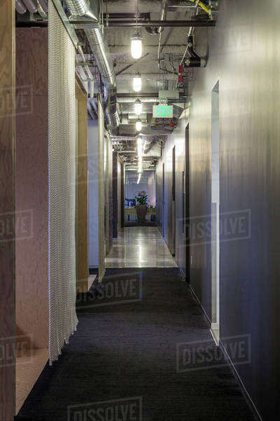 Modern architecture in office hallway - Royalty-free Stock Photo | Dissolve