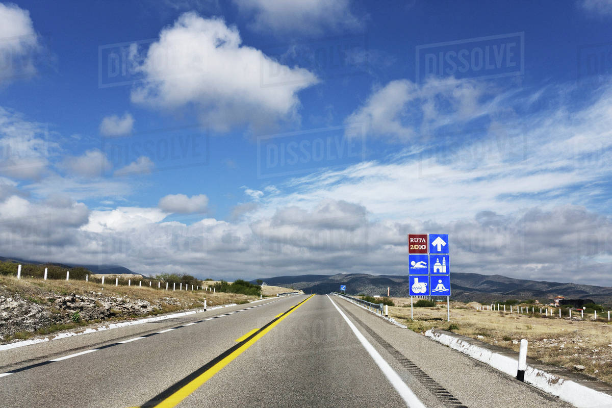 Open Highway - Royalty-free Stock Photo | Dissolve