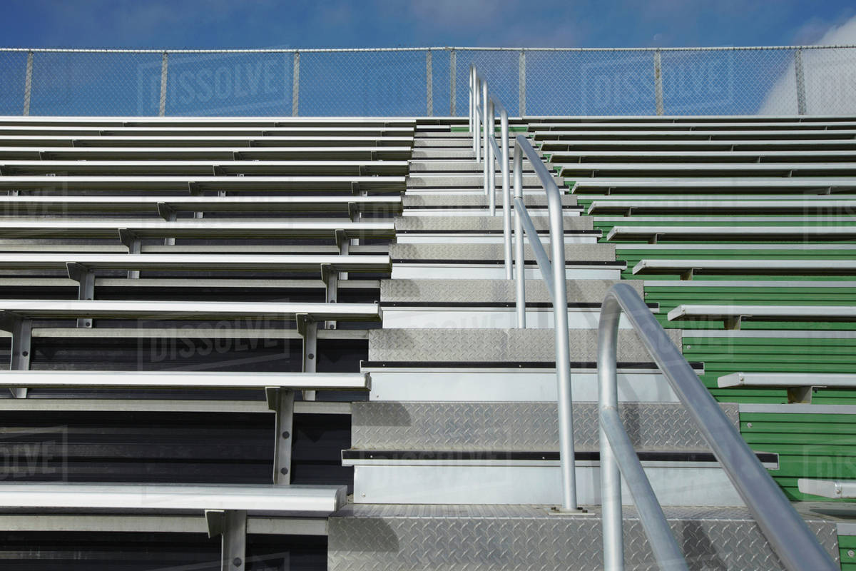 Bleachers at a Sports Field - Royalty-free Stock Photo | Dissolve