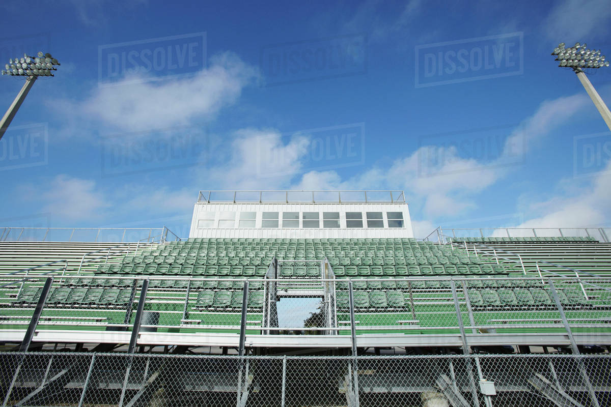 Empty bleachers - Royalty-free Stock Photo | Dissolve