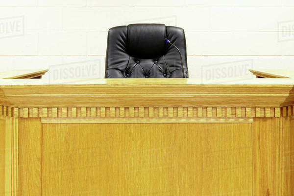 Judges Bench and Chair - Royalty-free Stock Photo | Dissolve