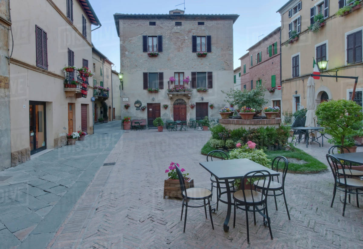 Medieval Square in Italy - Royalty-free Stock Photo | Dissolve