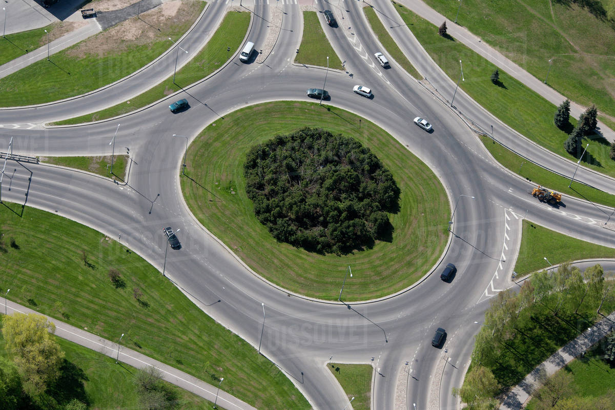 Large roundabout - Royalty-free Stock Photo | Dissolve