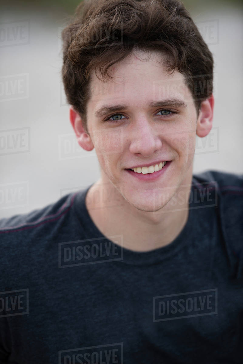 Hispanic man smiling - Royalty-free Stock Photo | Dissolve