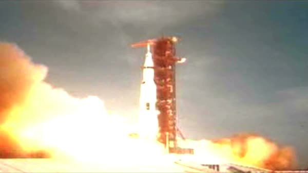 Apollo 11 rocket Launch 3 - 720p Royalty-free Stock Video Footage ...