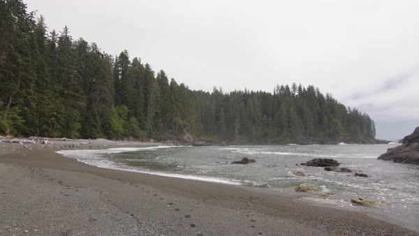 Beautiful China Beach on the West Coast Trail Vancouver Island along ...