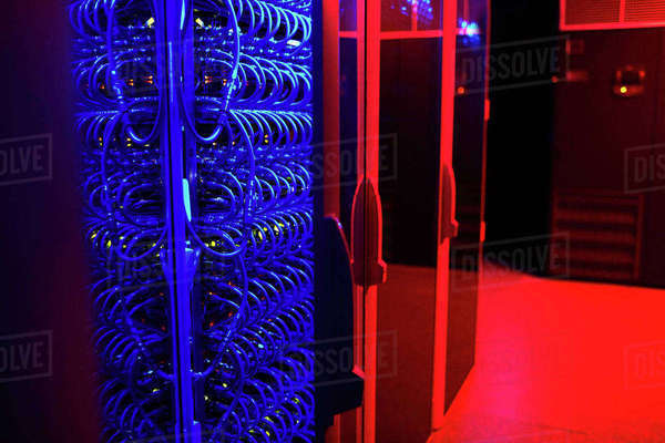 Supercomputer in research institute - Royalty-free Stock Photo | Dissolve