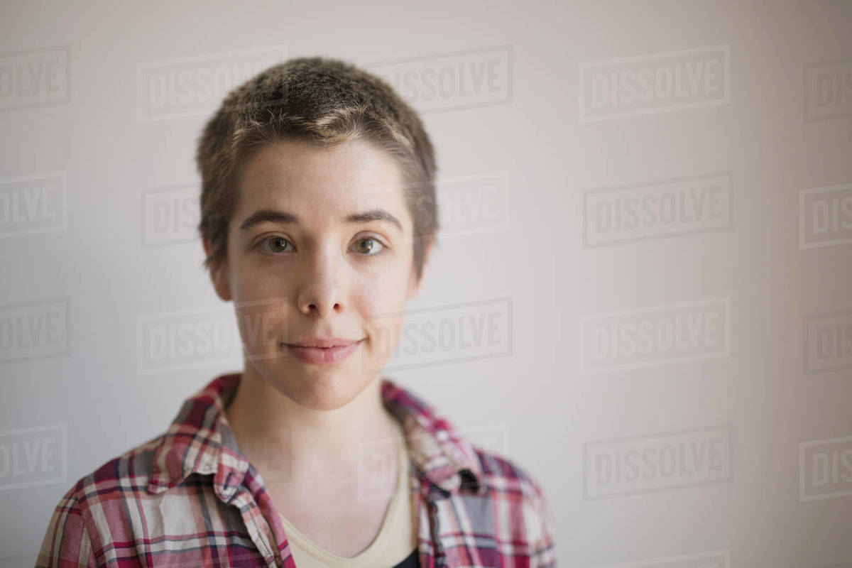 Portrait of a transgender person - Stock Photo - Dissolve
