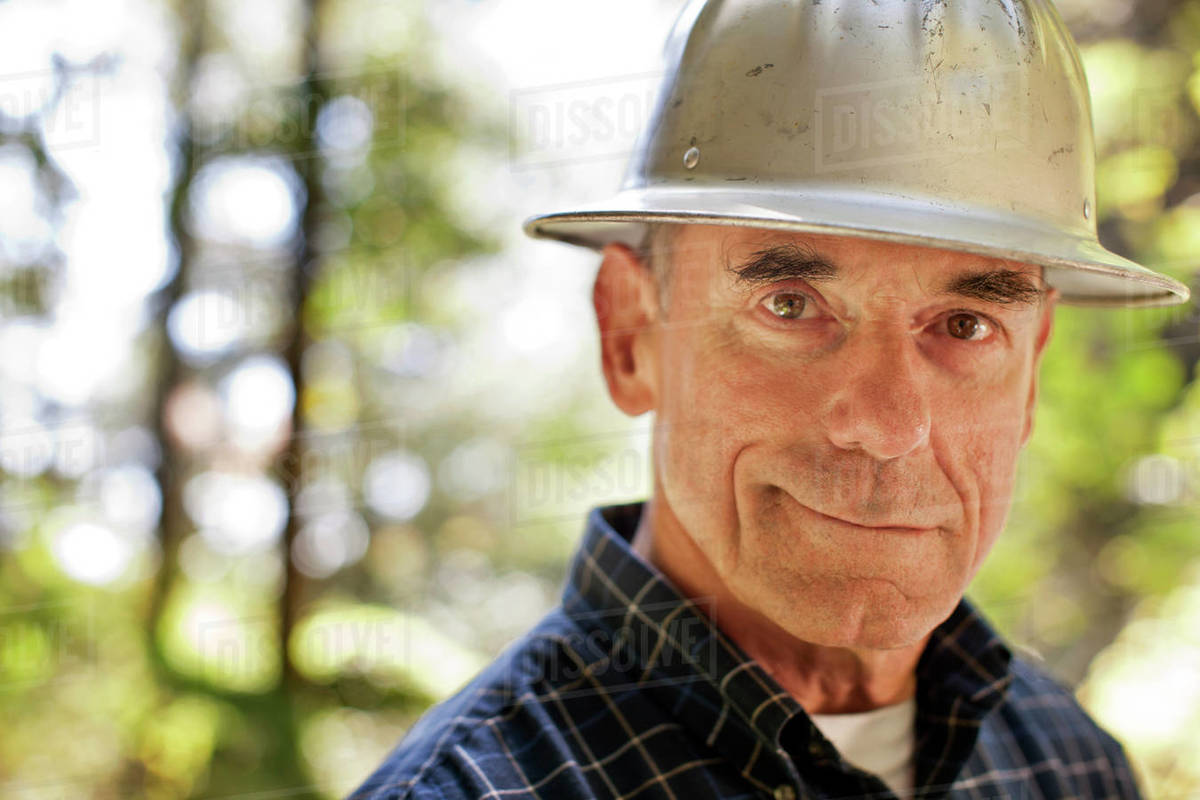 Portrait of a lumberjack. - Stock Photo - Dissolve