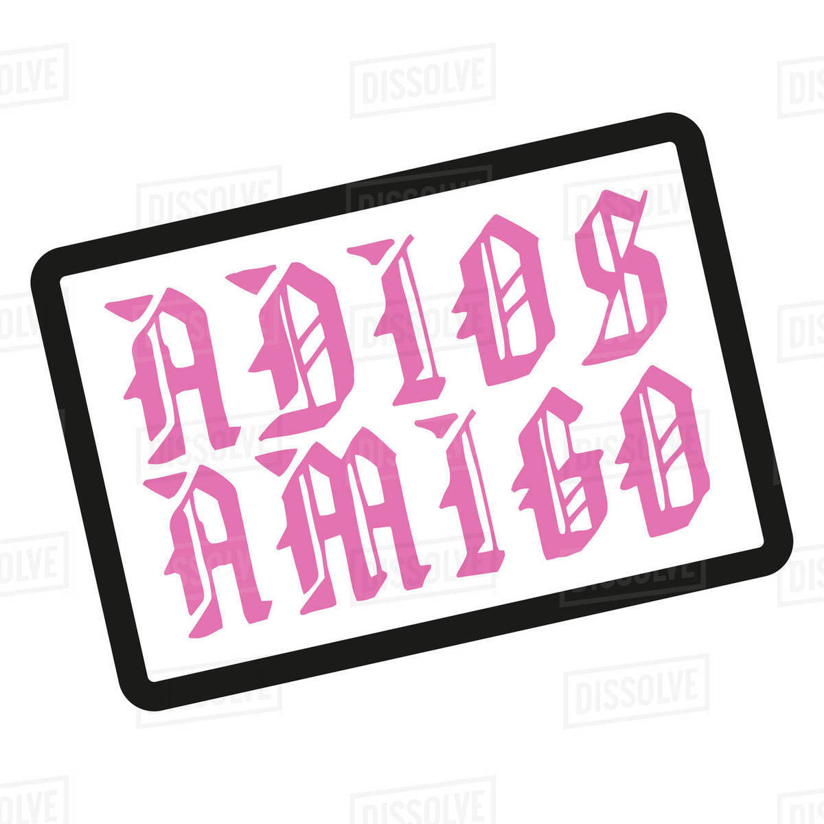 Illustration of sticker with text adios and amigos isolated on white ...