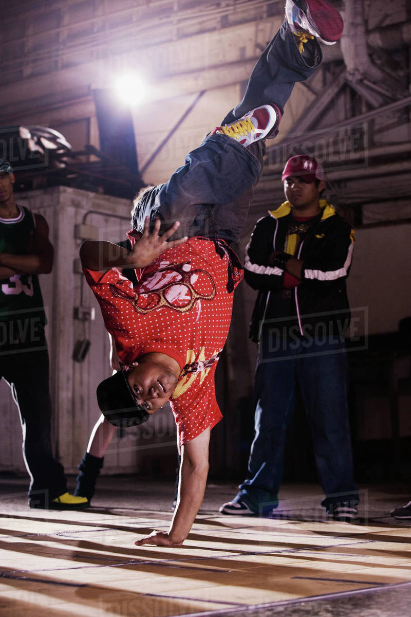 African man breakdancing - Royalty-free Stock Photo | Dissolve
