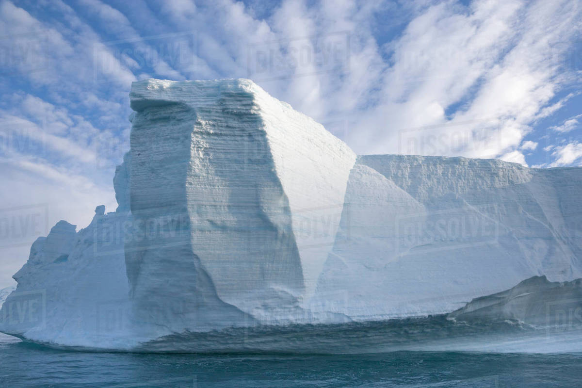 Iceberg in the sea, South Georgia Island, South Sandwich Islands ...
