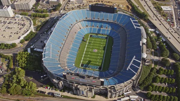 Bank of America Stadium in Charlotte North Carolina - 4K Royalty-free ...