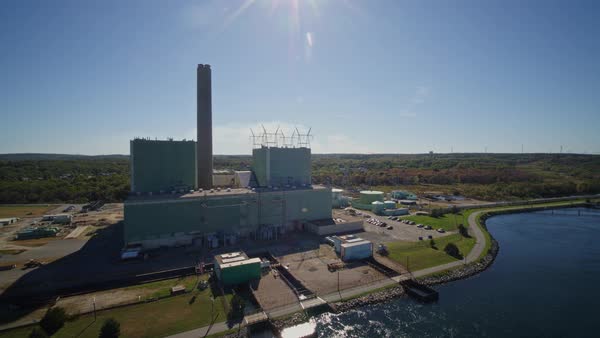 Cape Cod Massachusetts Aerial - Traveling panoramic view of Sandwich ...