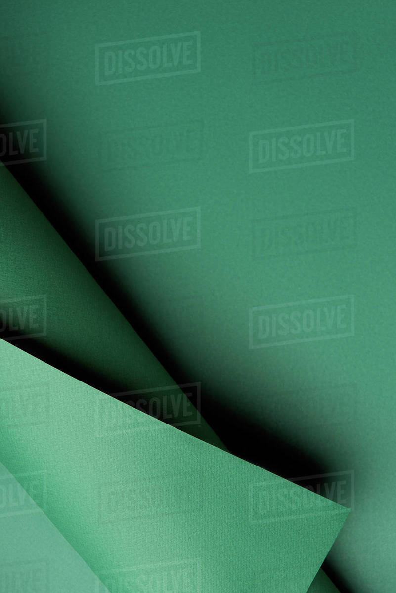 Close-up view of green abstract creative paper background - Stock Photo ...