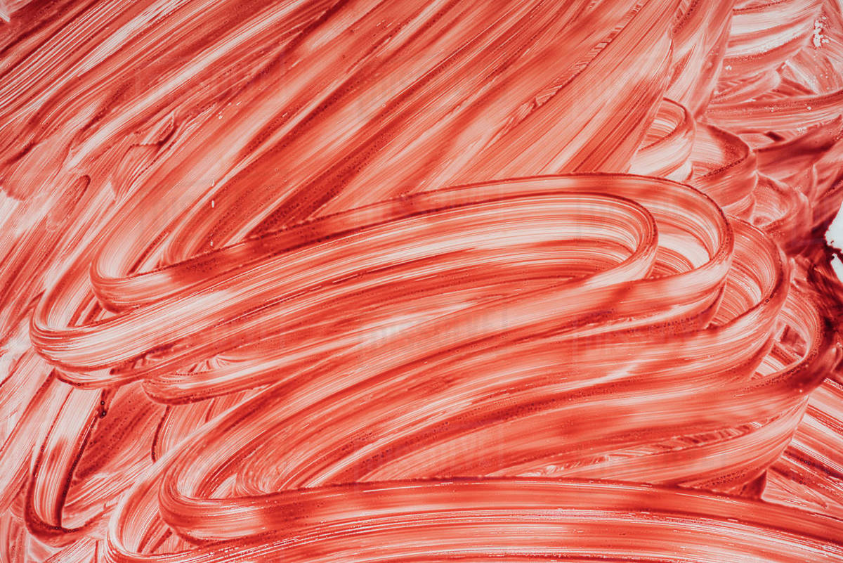 close-up shot of smeared blood pattern for background - Stock Photo ...