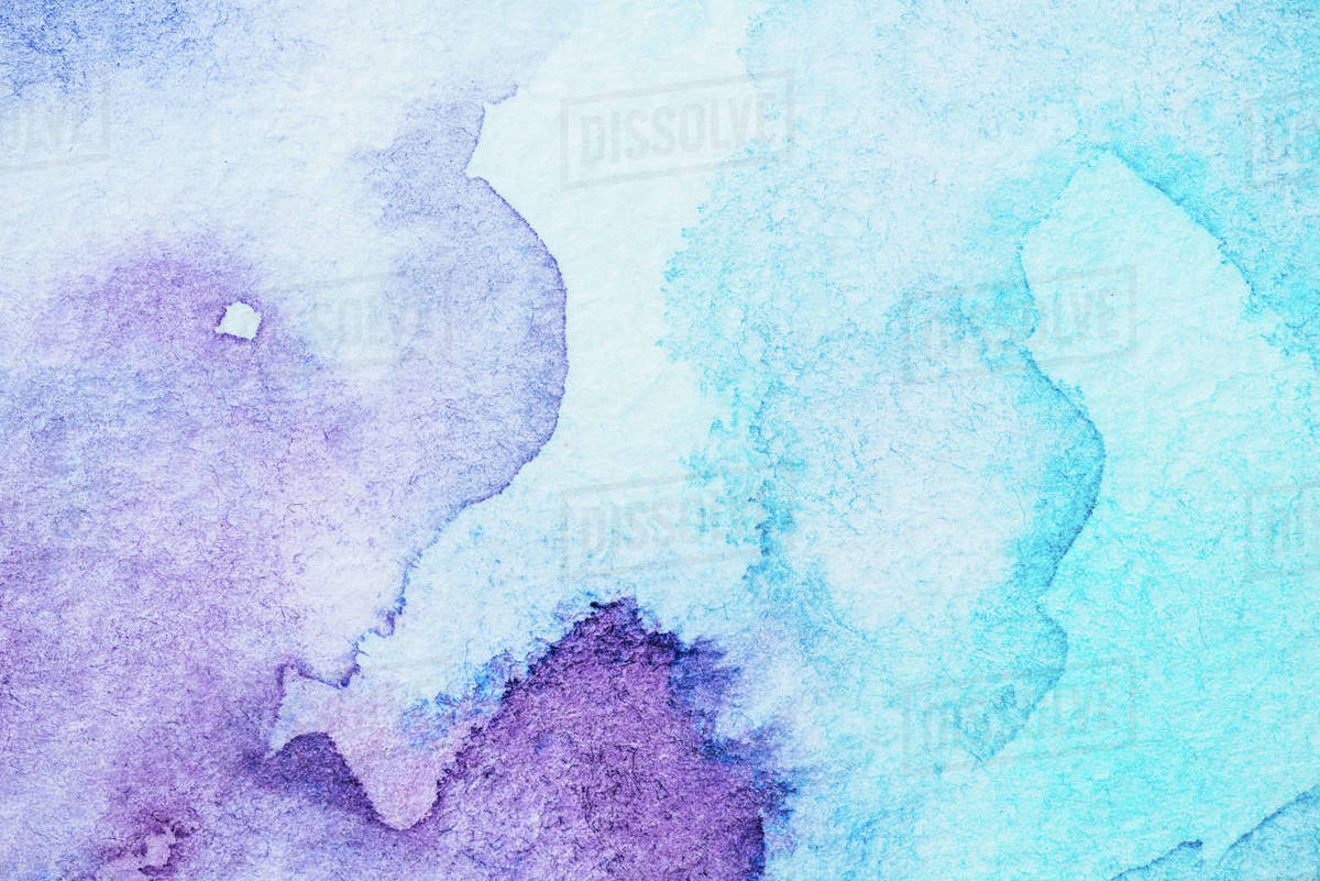 handmade light blue and purple watercolor texture - Royalty-free Stock ...