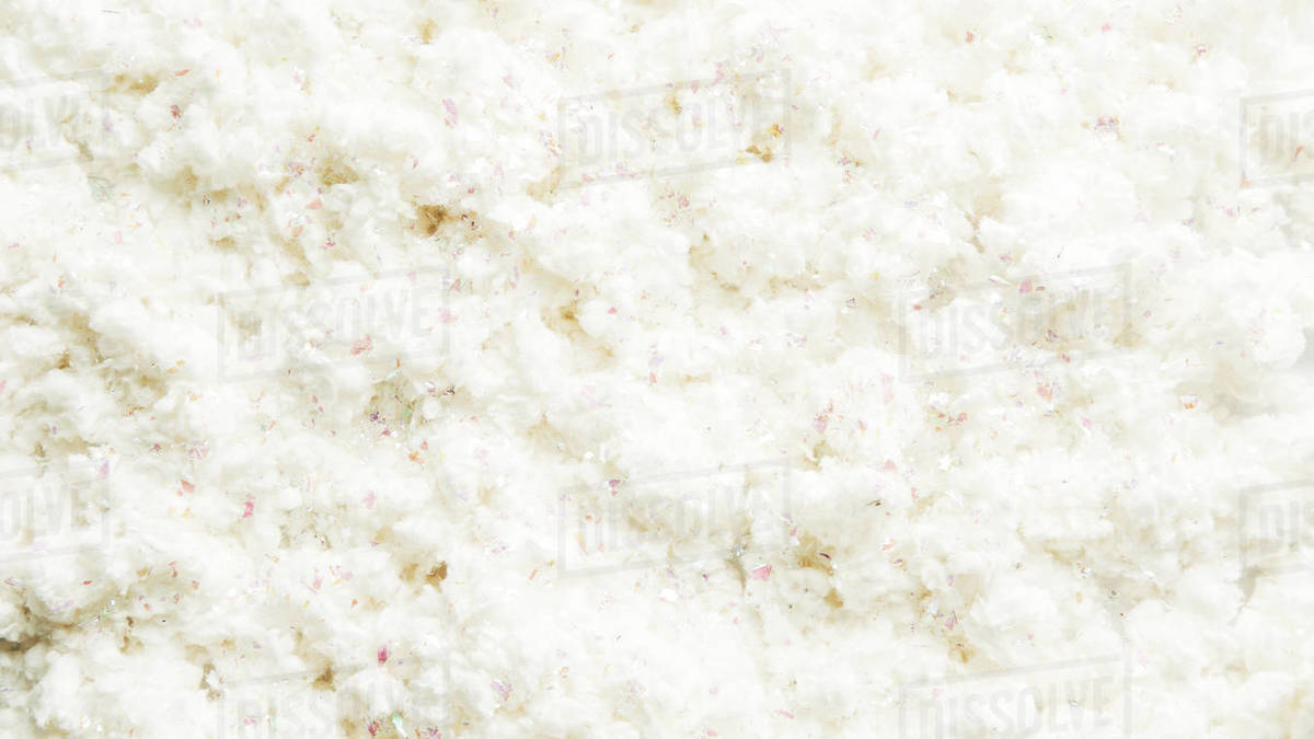Full frame of white cotton wool as background - Stock Photo - Dissolve