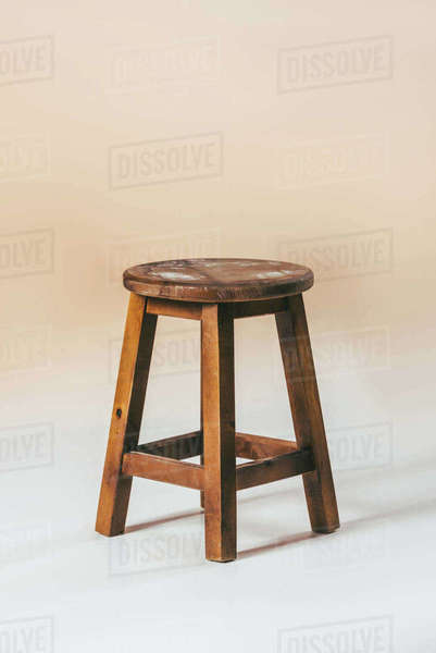 Close up view of old fashioned wooden chair - Royalty-free Stock Photo ...