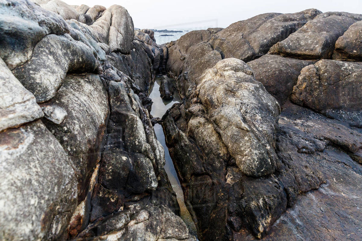 Beautiful scenic view of big rocky formations, sri lanka, unawatuna ...