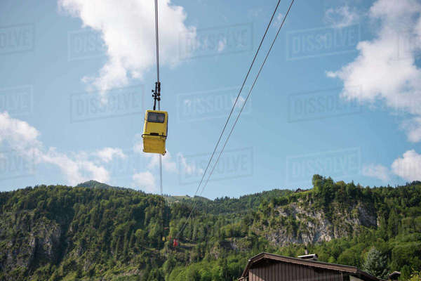Cable cars, Austria, Salzkammergut - Stock Photo - Dissolve